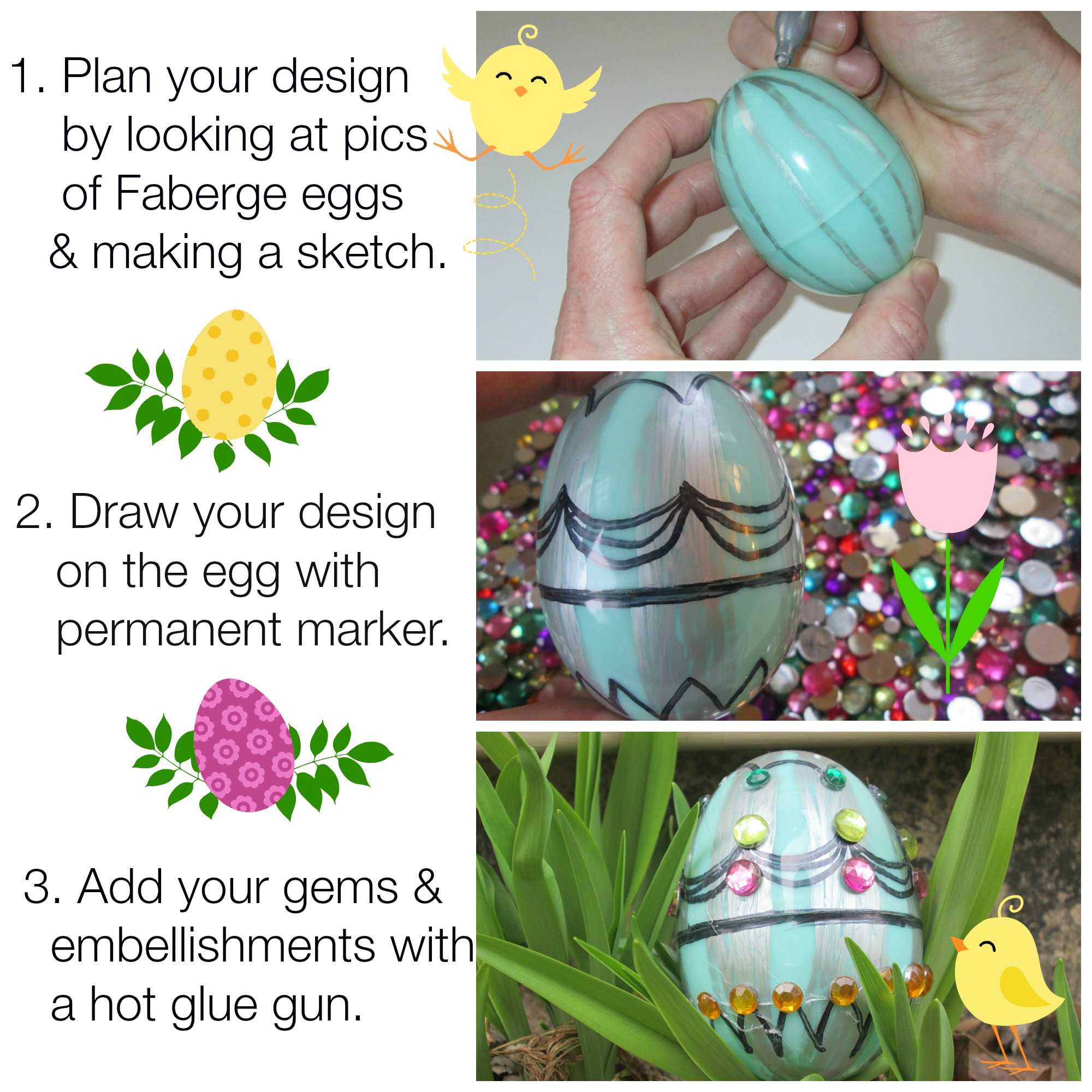 Fancy Faberge Inspired Easter Eggs Craft for the Family - Jenny at ...