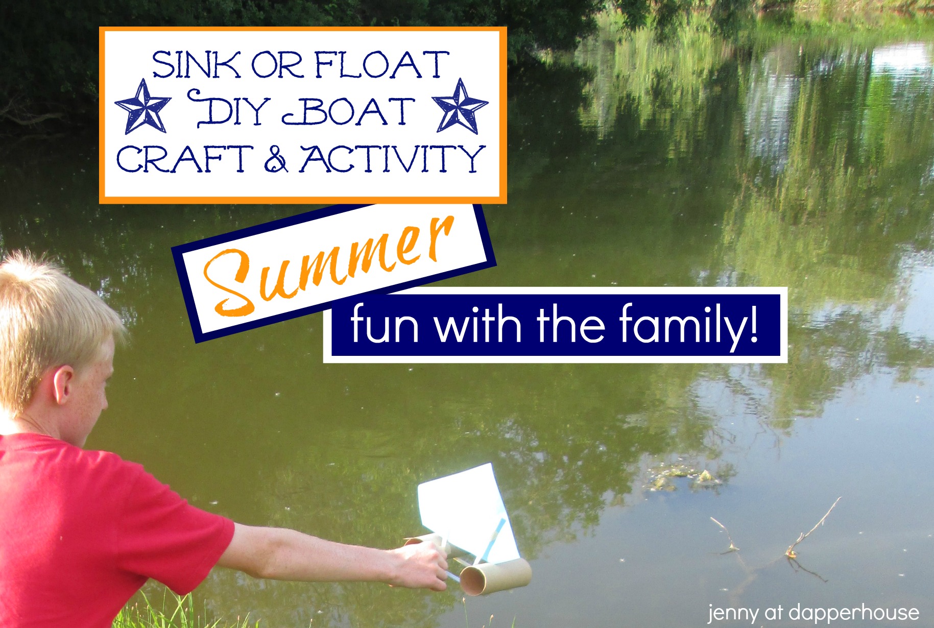 Sink or Float DIY Boat Craft & Activity for the Family - Jenny at ...