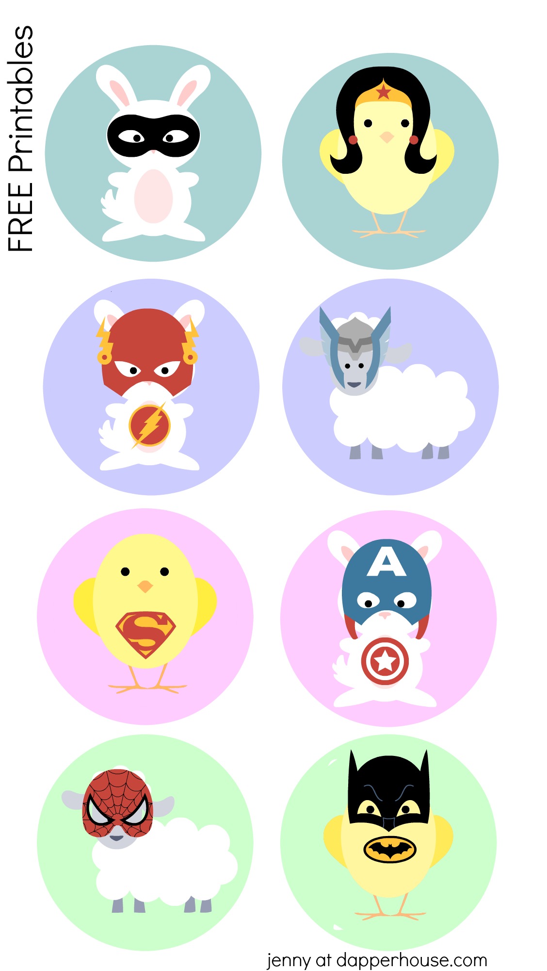 Fun & FREE Easter Printables for Kids - Jenny at dapperhouse