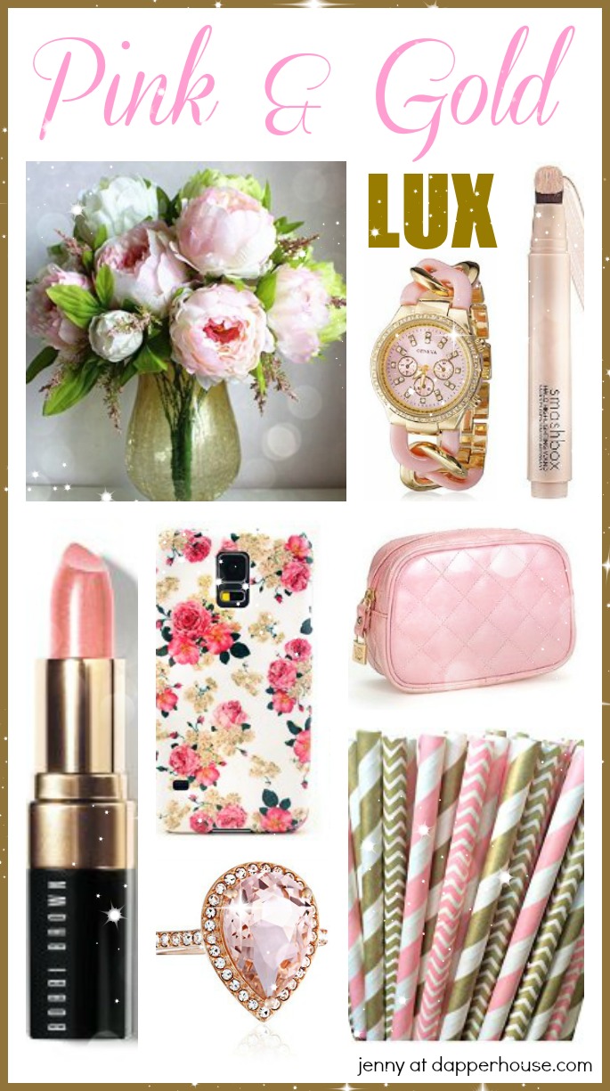 Update Your Look with Pink & Gold Feminine Luxury - Jenny at dapperhouse