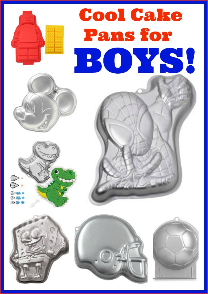 Fun Cake Inspiration for Boys & Cake Pans for Boys - Jenny at dapperhouse