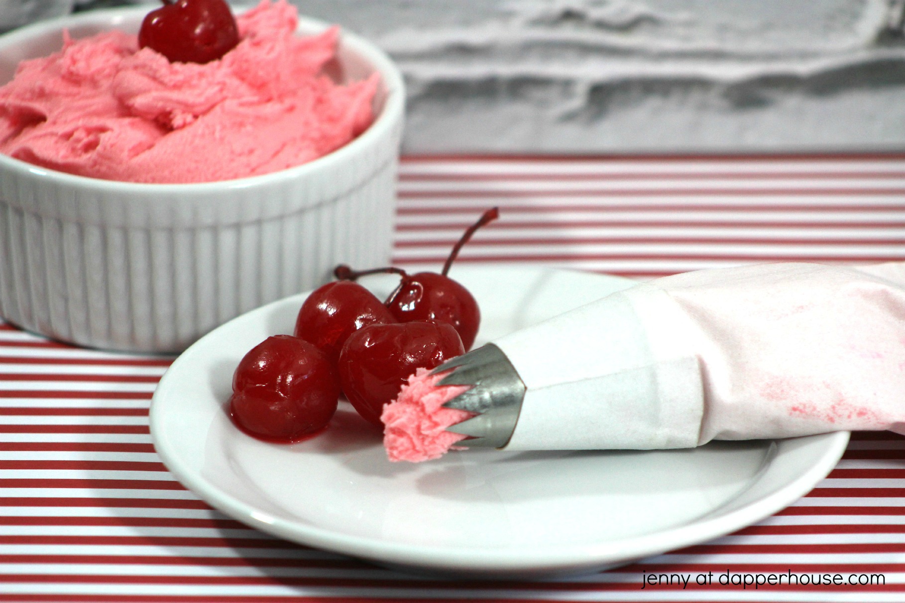 Easy Homemade Cherry Buttercream Frosting Recipe - Jenny at dapperhouse