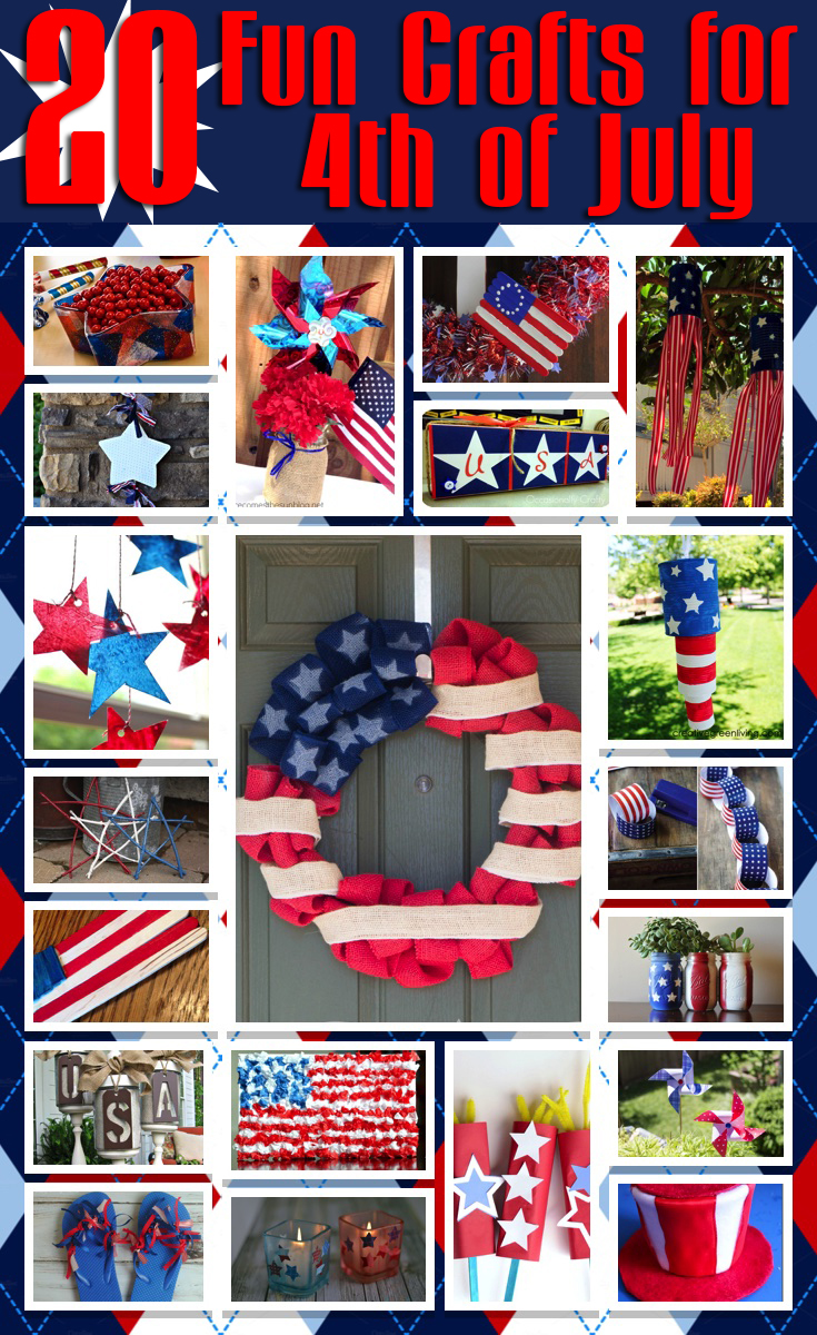 20 of the Best Patriotic Crafts to Celebrate America - Jenny at dapperhouse