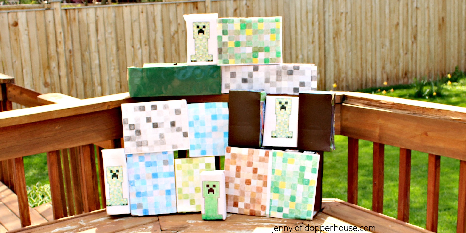 DIY Minecraft Inspired Kid's Real Life Building Activity - Jenny at ...