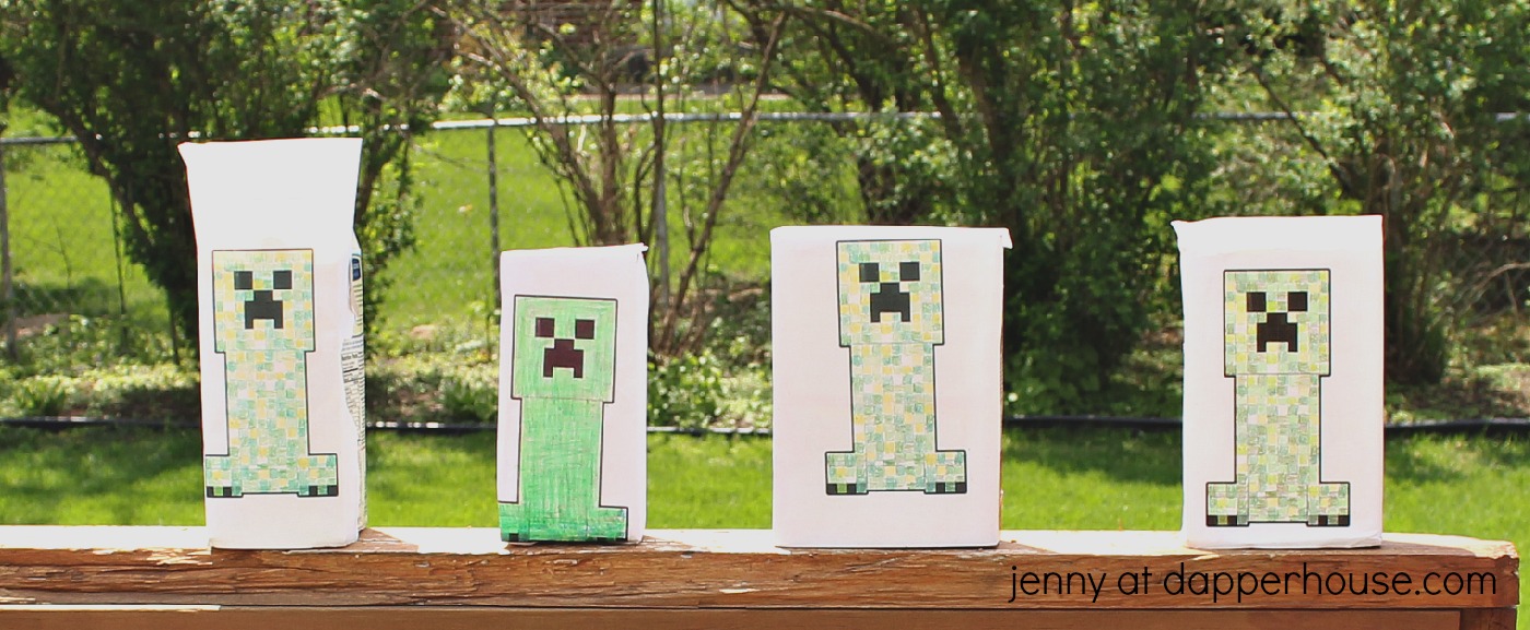 DIY Minecraft Inspired Kid's Real Life Building Activity - Jenny at ...
