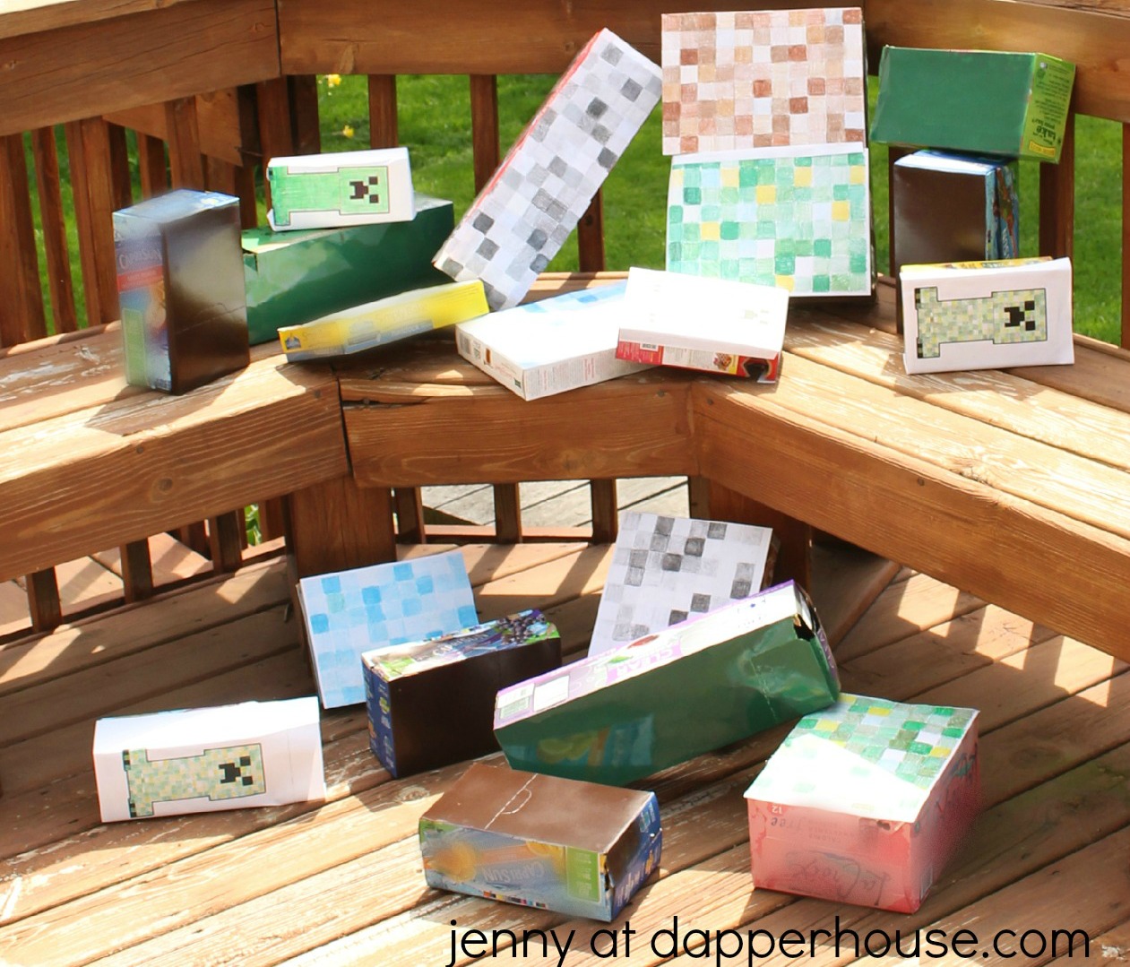 DIY Minecraft Inspired Kid's Real Life Building Activity - Jenny at ...