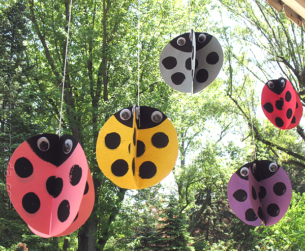 Lots of Fun Lady Bug Craft Ideas for Kids - Jenny at dapperhouse