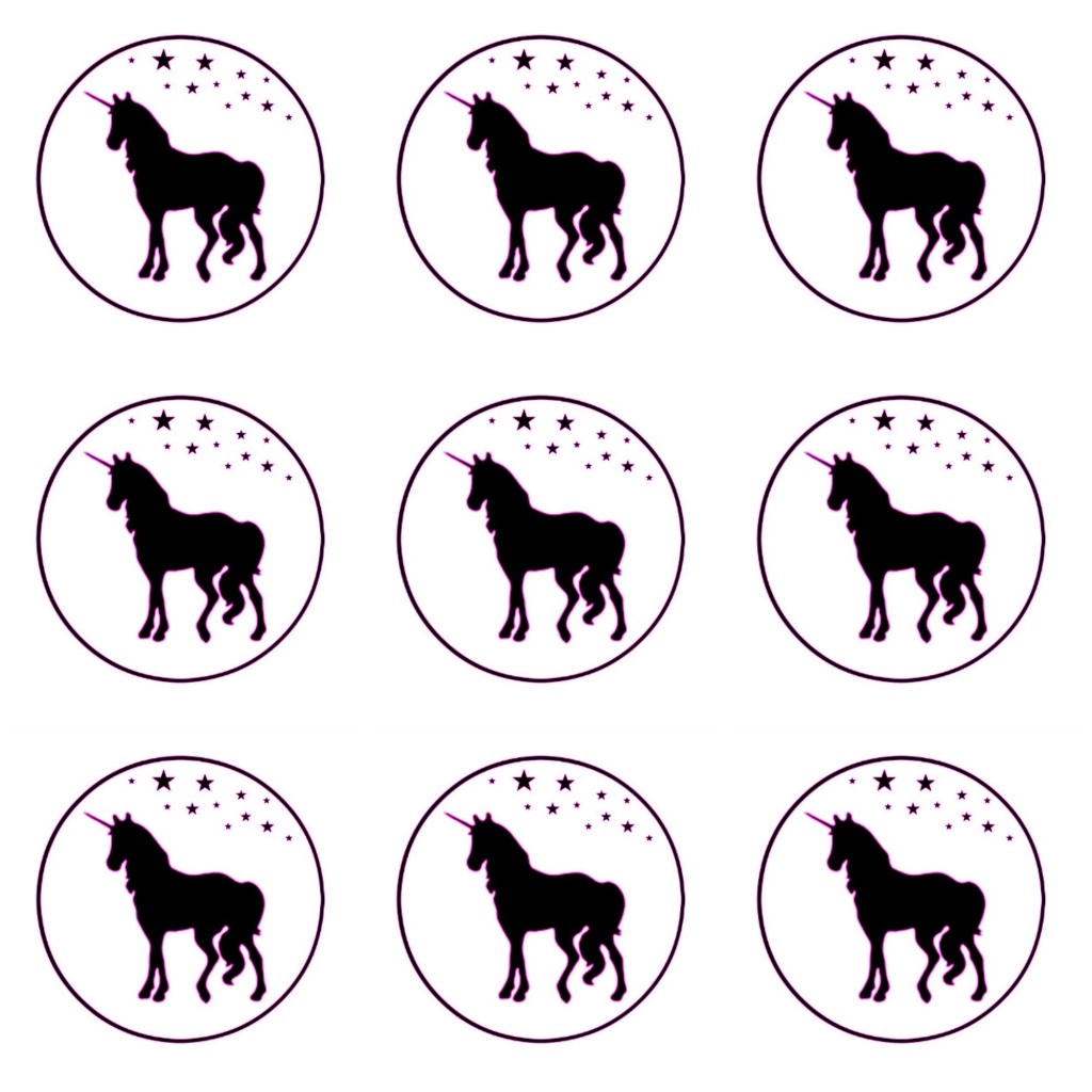 Free Printable Unicorn Cupcake Toppers Jenny At Dapperhouse