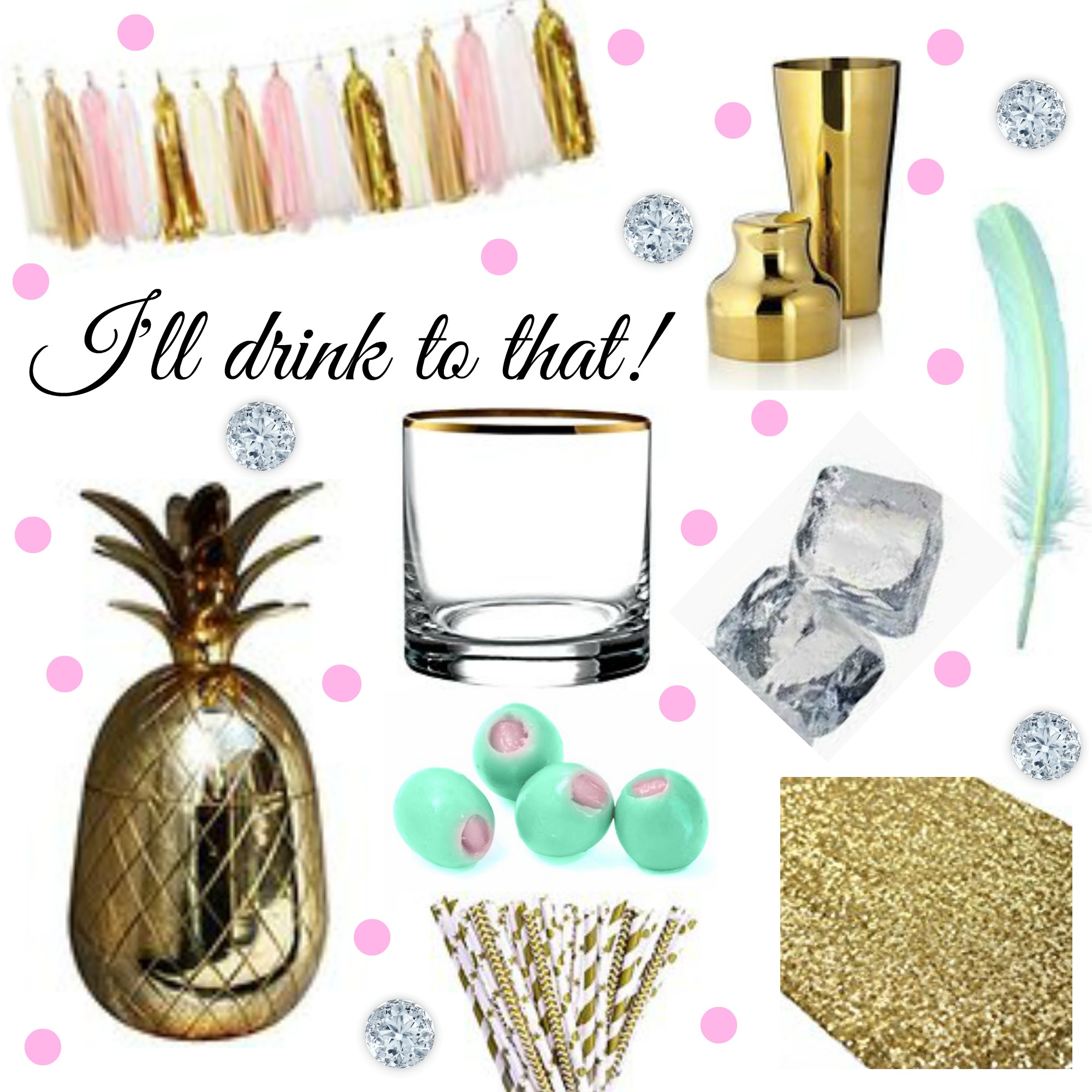 Gold Cocktail and Bar Accessories for the Chic & Stylish - Jenny at ...