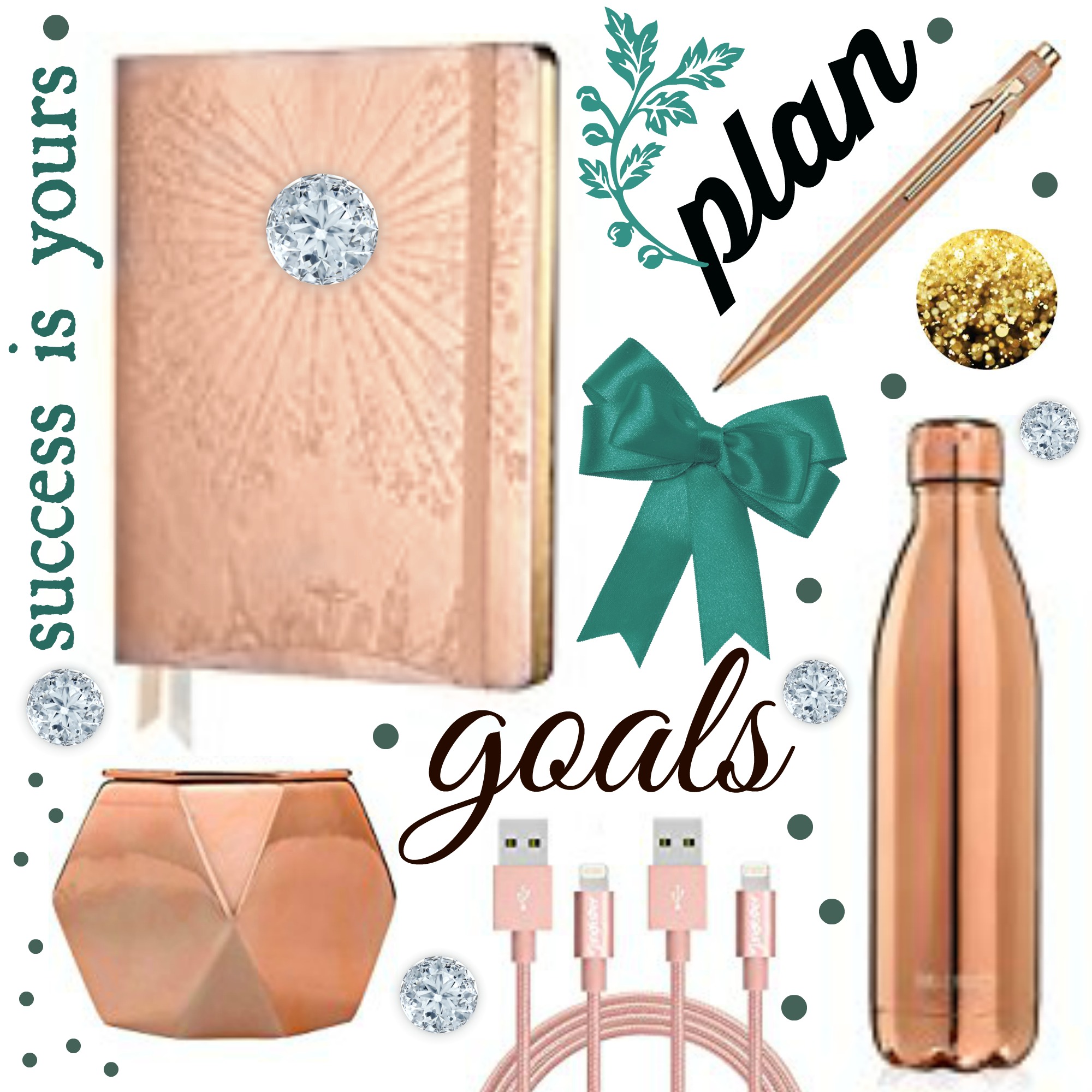 Rose Gold Chic & Stylish Items for a Classy Work Space - Jenny at ...