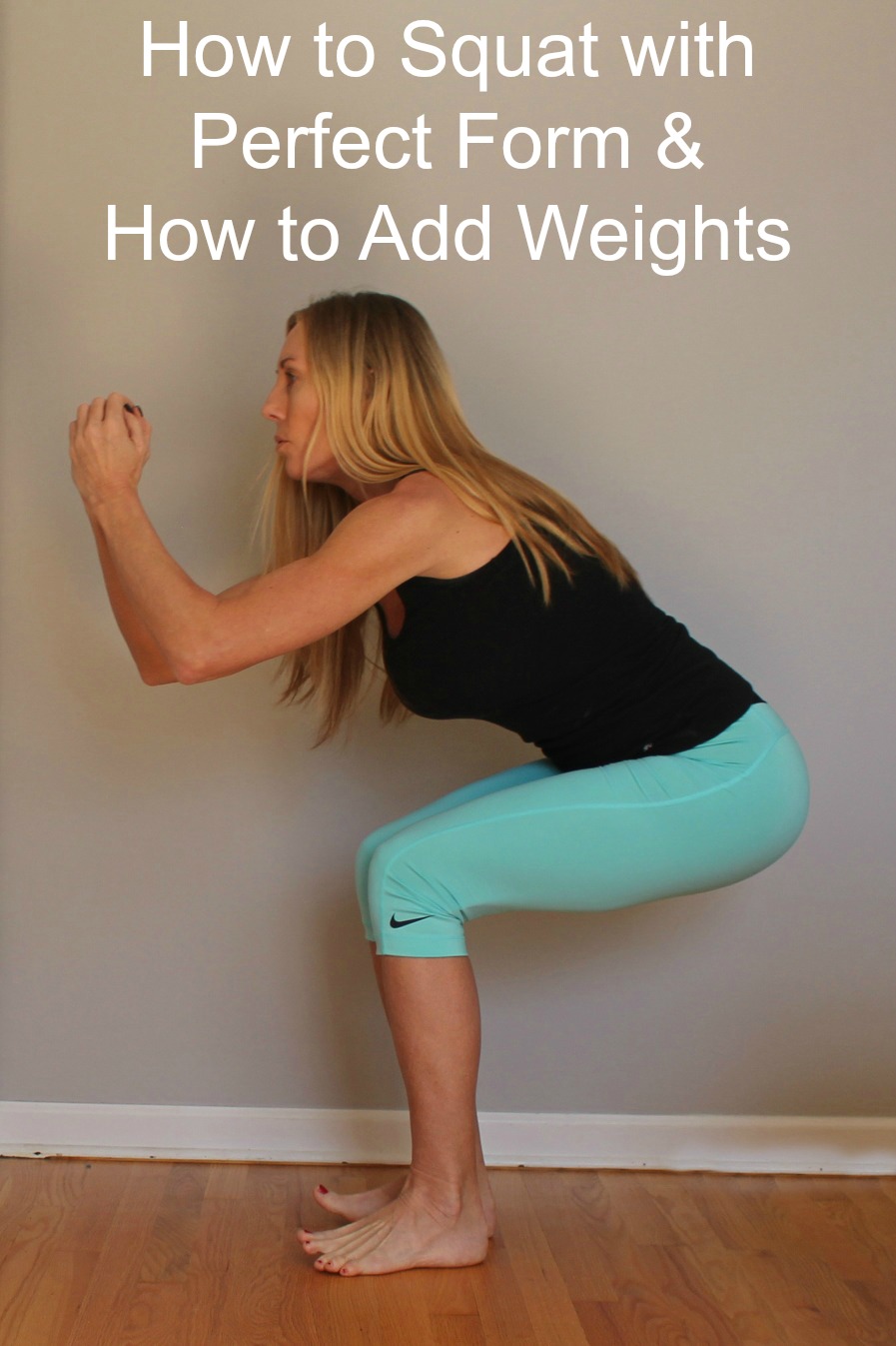 How to Squat with Perfect Form & How to Add Weights - Jenny at dapperhouse