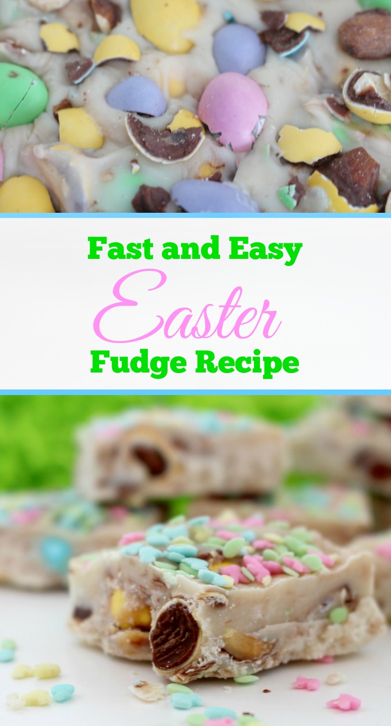 The Very Best Easy Easter Fudge Recipe - Jenny at dapperhouse