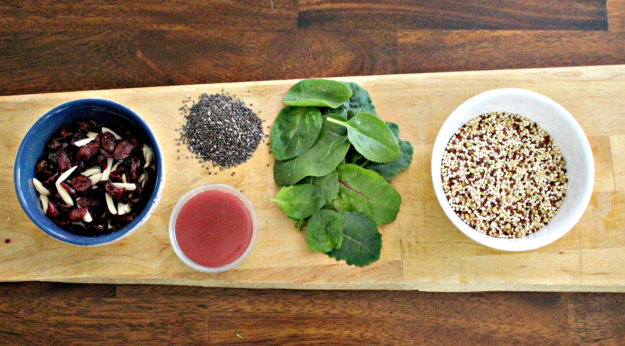 Chilled Multigrain Summer Salad with Cranberries and Almonds