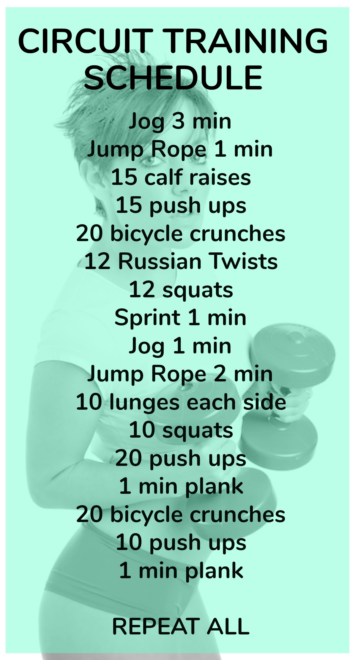 Circuit Training Cheat Sheets for Home or the Gym - Jenny at dapperhouse
