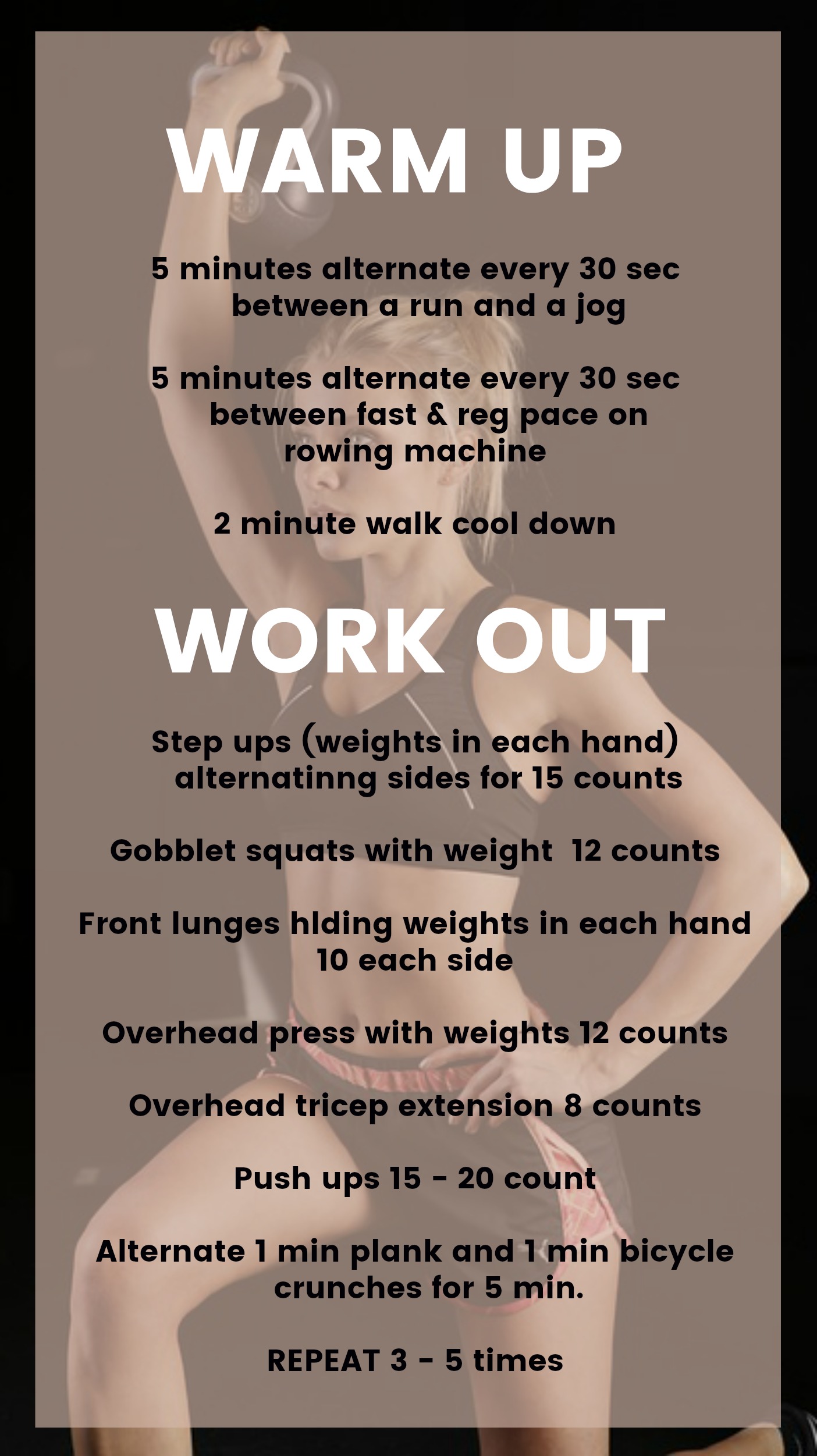 Circuit Training Cheat Sheets for Home or the Gym - Jenny at dapperhouse