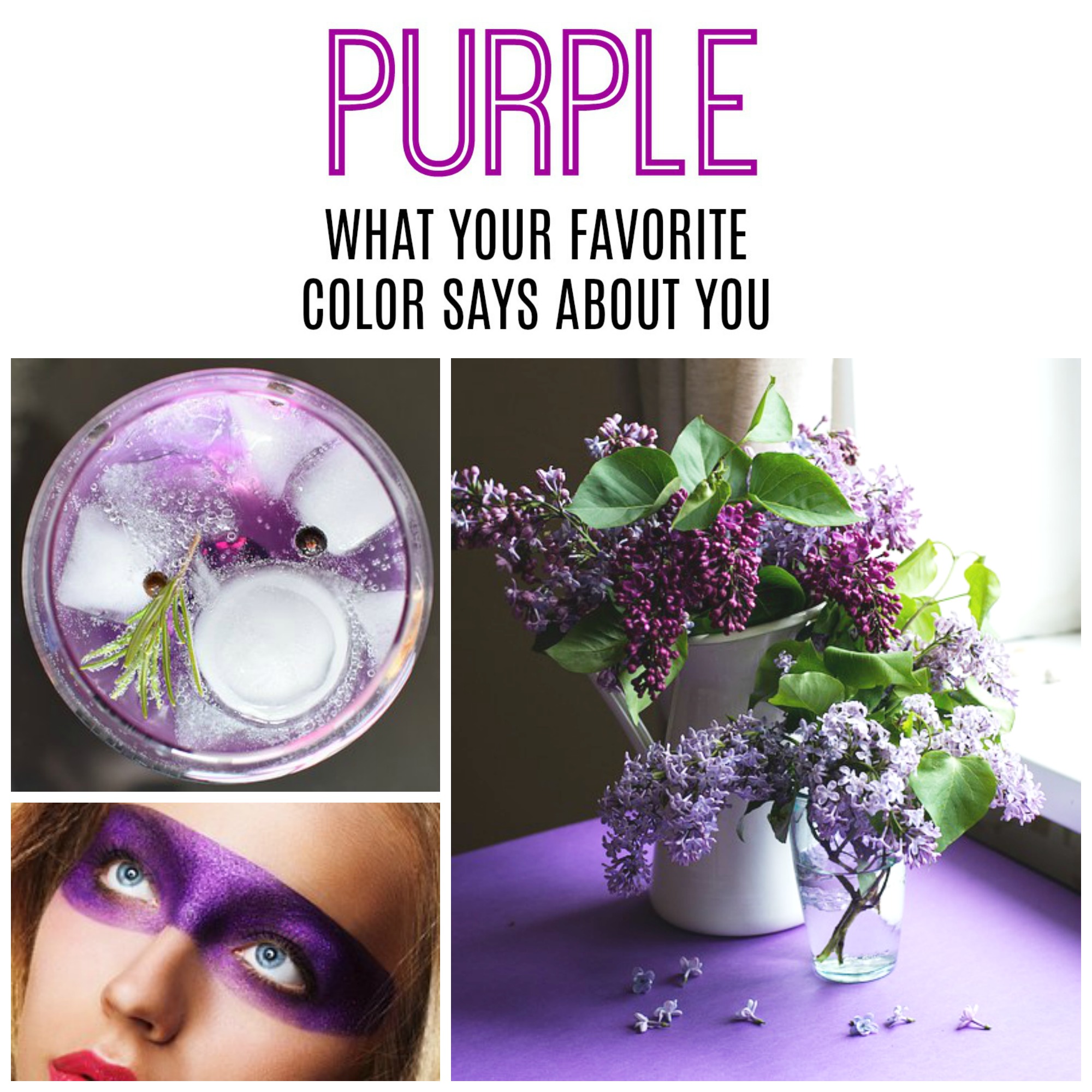 PURPLE - What Your Favorite Color Says About You - Jenny at dapperhouse