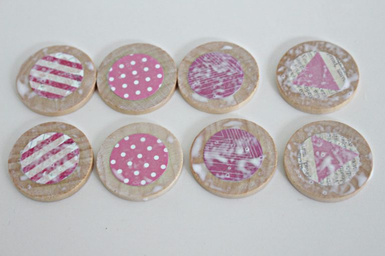 DIY Pretty in Pink Matching Game for Girls - Jenny at dapperhouse