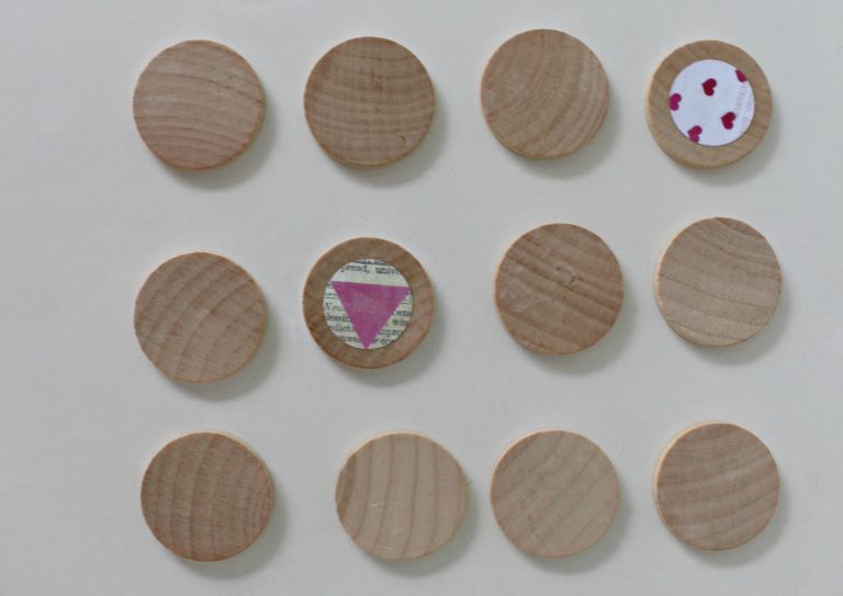 DIY Pretty in Pink Matching Game for Girls - Jenny at dapperhouse
