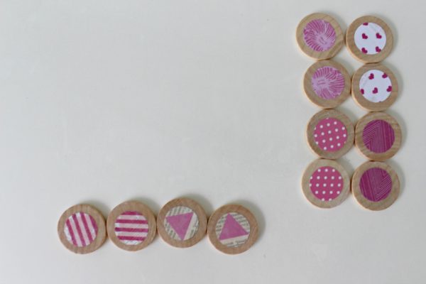 DIY Pretty in Pink Matching Game for Girls - Jenny at dapperhouse