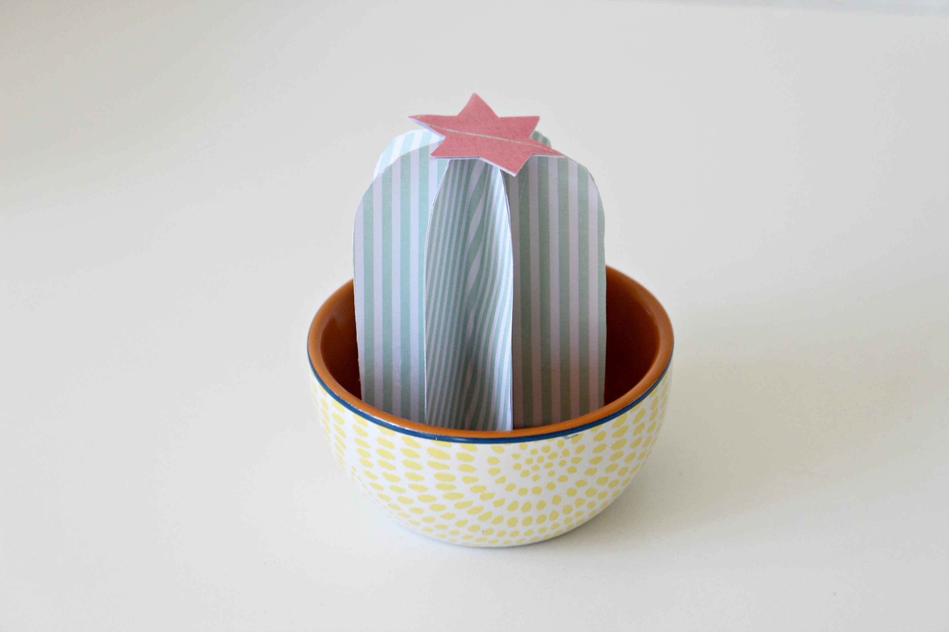 How to Make a Gorgeous Paper Barrel Cactus for Home Decor