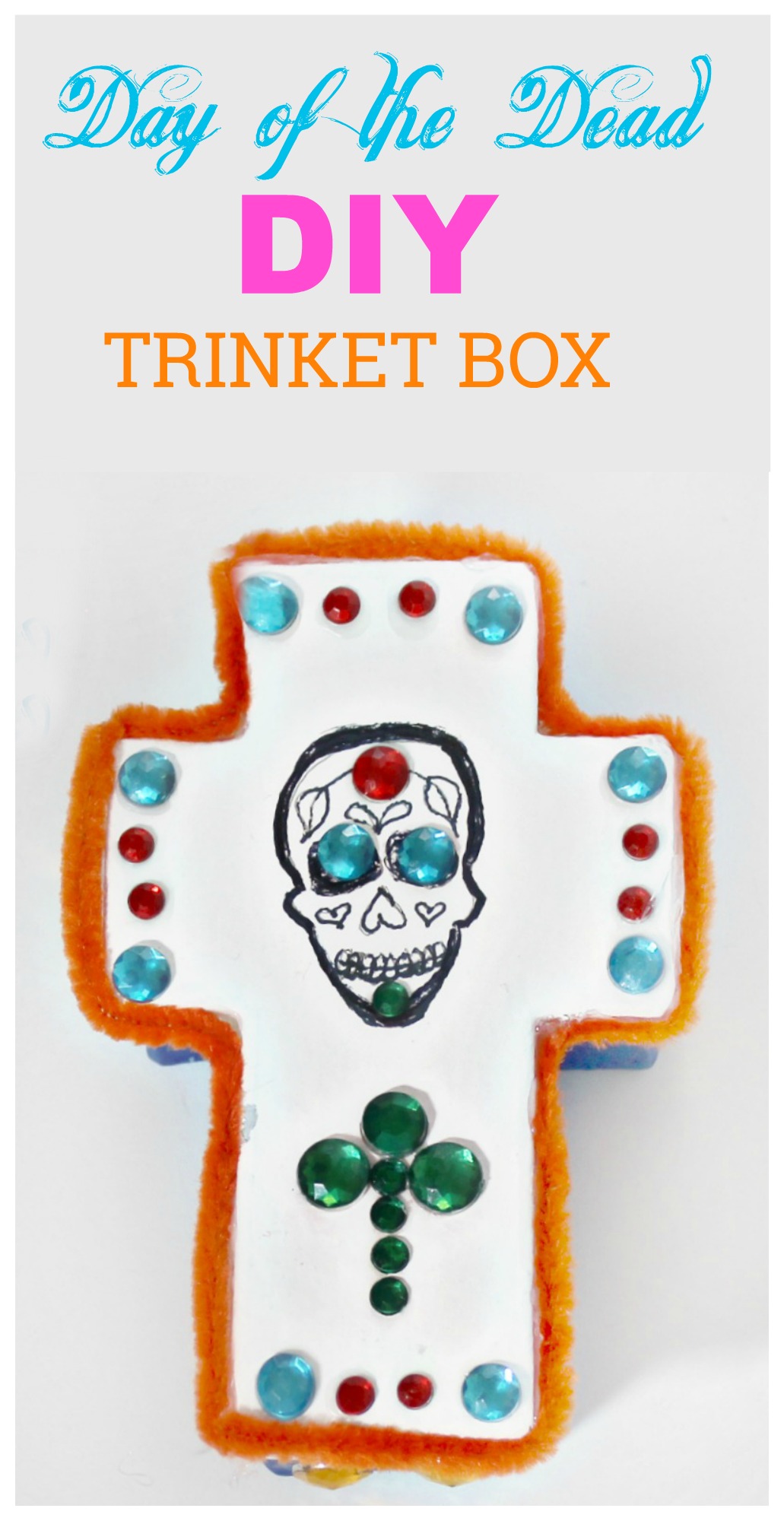 Day of the Dead / Dia de los Muertos DIY Trinket Box - Jenny at dapperhouse