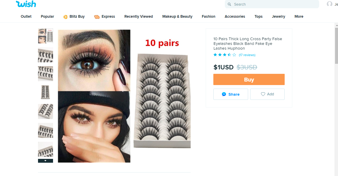Wish App - Comparison of Product Ads vs. Actual Products - Jenny at ...