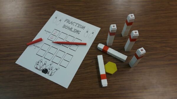 Fractions Bowling Game with Free Printable - Teaching Beginning ...