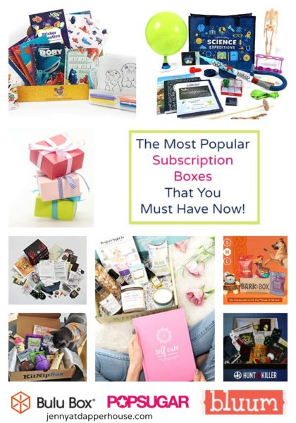 Popular Subscription Boxes that You Can't Miss Out On - Jenny at ...