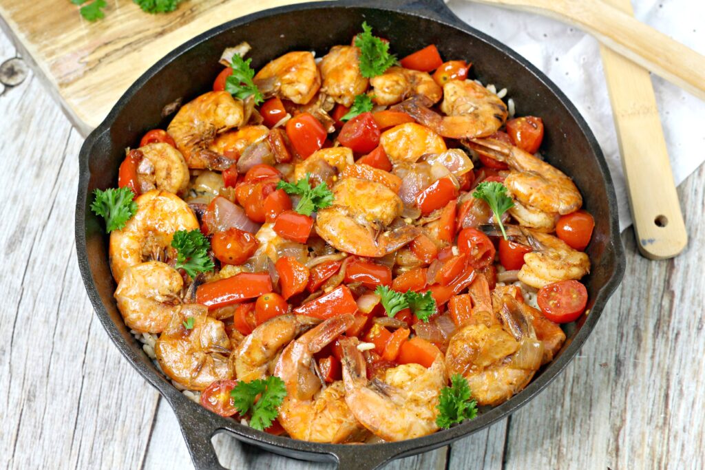Delicious Spanish Shrimp and Rice Recipe - Jenny at dapperhouse