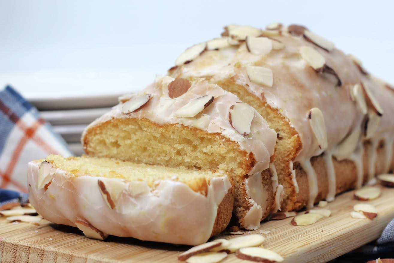 Zesty Citrus Almond Dessert Bread with Sweet Almond Glaze - Jenny at ...
