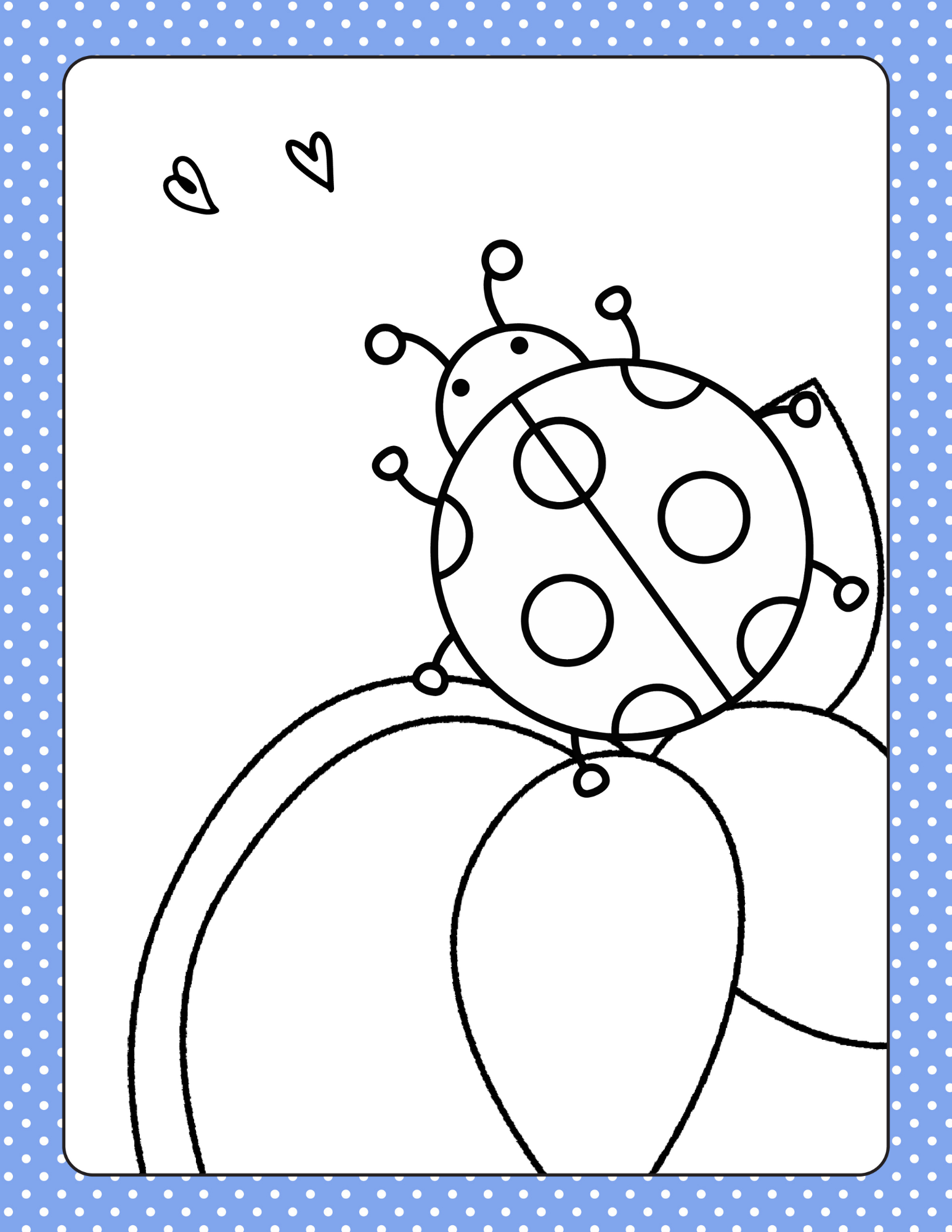 10 Free Printable Ladybug Coloring Pages and more - Jenny at dapperhouse
