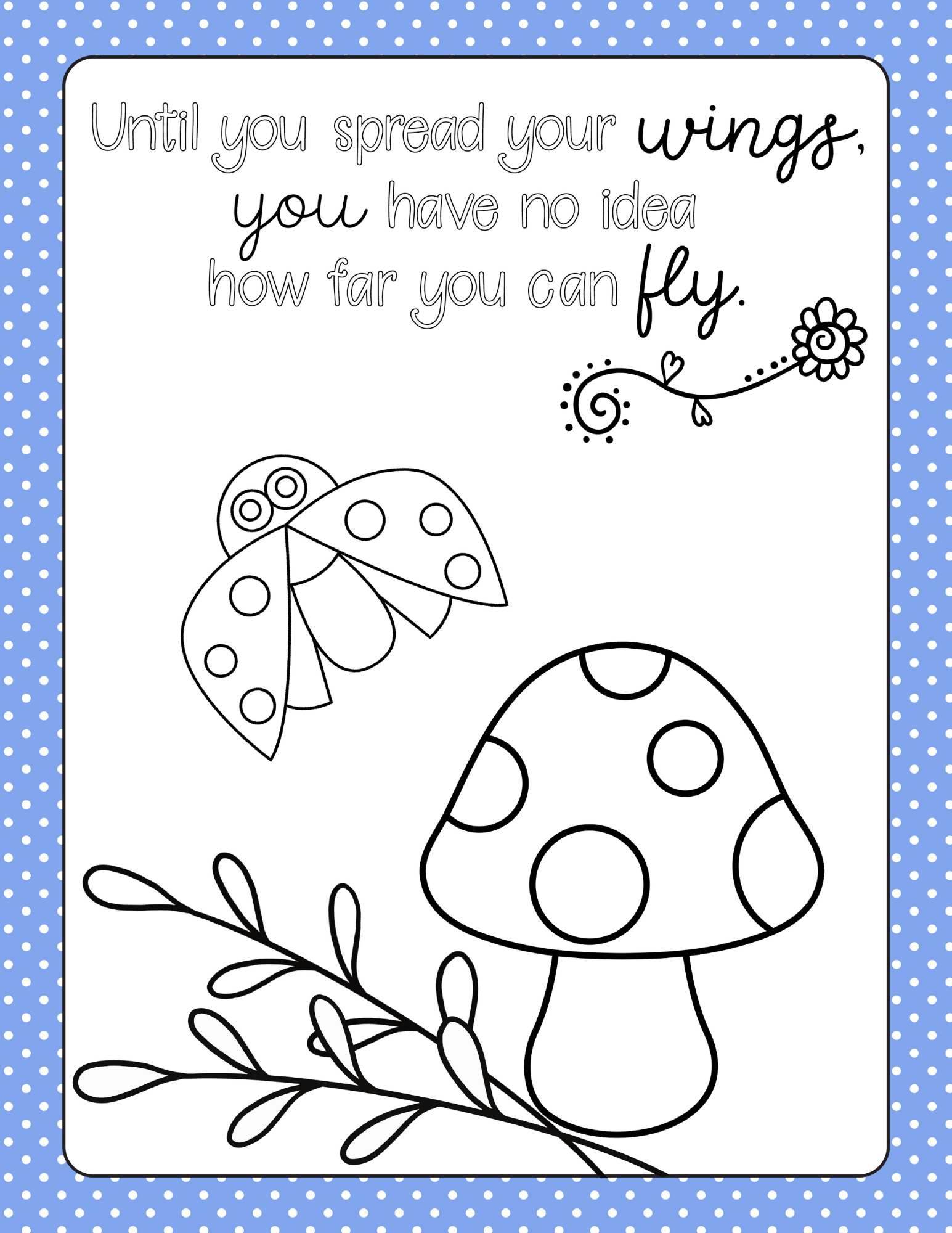 10 Free Printable Ladybug Coloring Pages and more - Jenny at dapperhouse