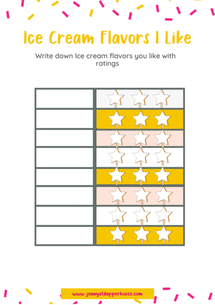 Free Printable Ice Cream Themed Activity Pages for Kids - Jenny at ...
