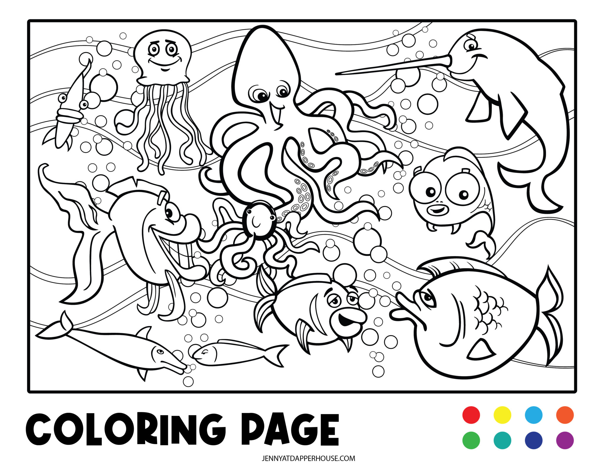 Ocean Life Activity Sheets for Morning Work and Classroom Centers ...