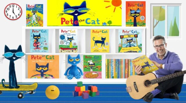 Pete the Cat Virtual Library Bitmoji Slides Online Read-a-loud Books ...