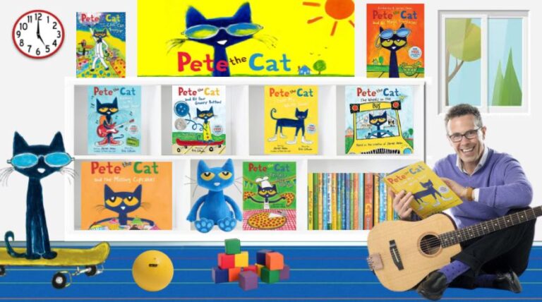 Pete the Cat Virtual Library Bitmoji Slides Online Read-a-loud Books ...