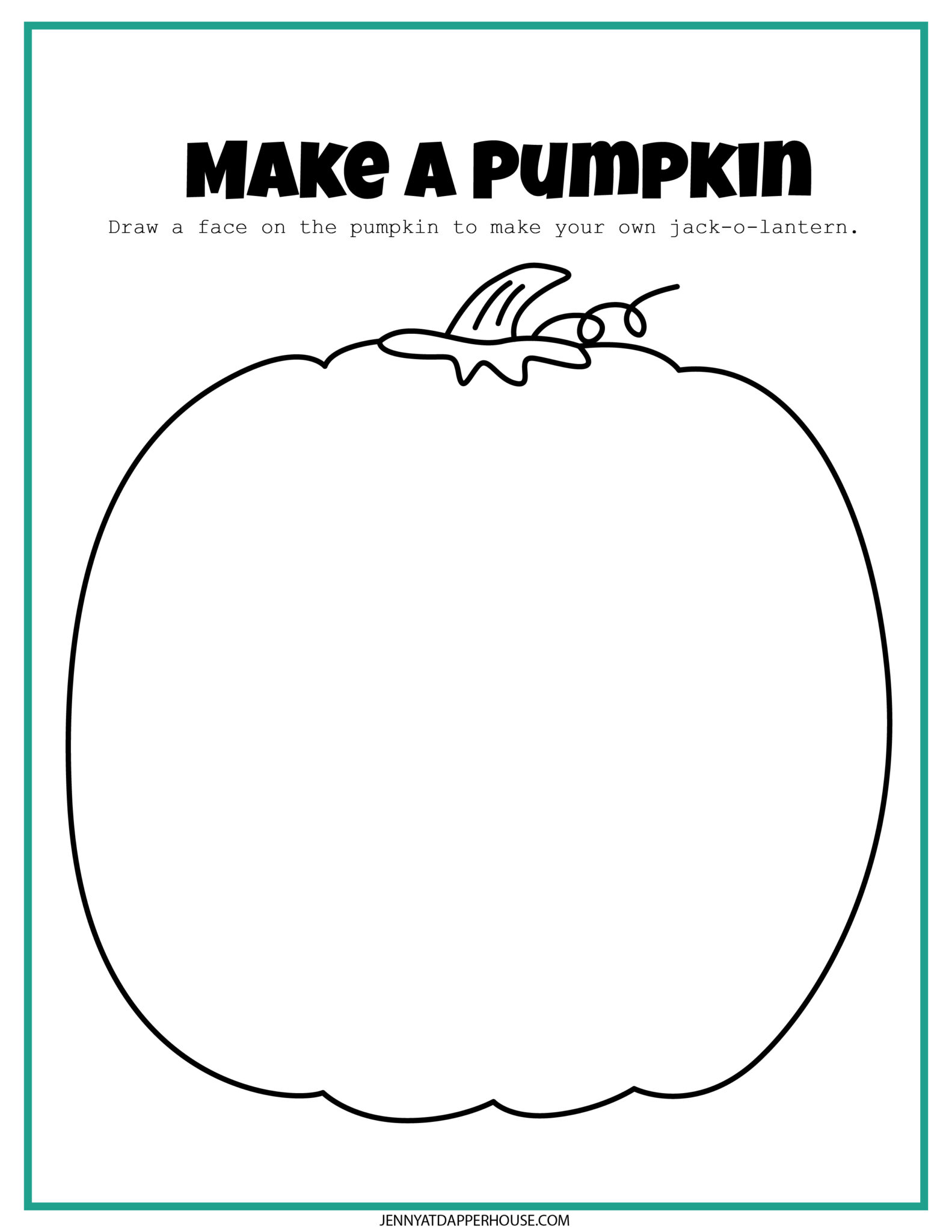 Free Printable 7 Page Pumpkin Themed Learning Activity Pack - Jenny at ...