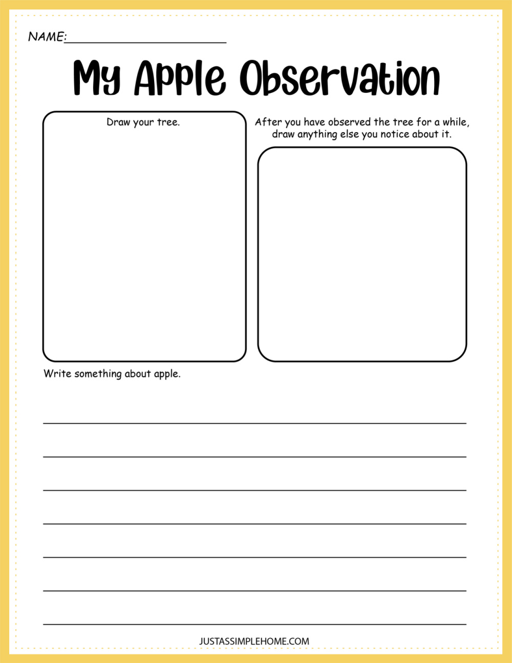 8 Page Apples Learning Activity Pack Free Printables - Jenny at dapperhouse