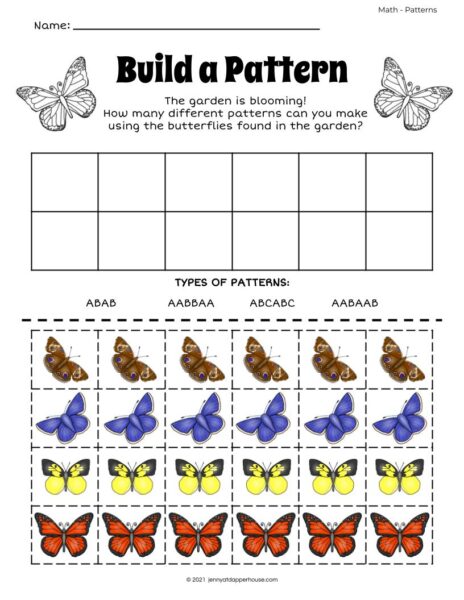 Free Printables All About Butterflies Learning Activity Pack - Jenny at ...