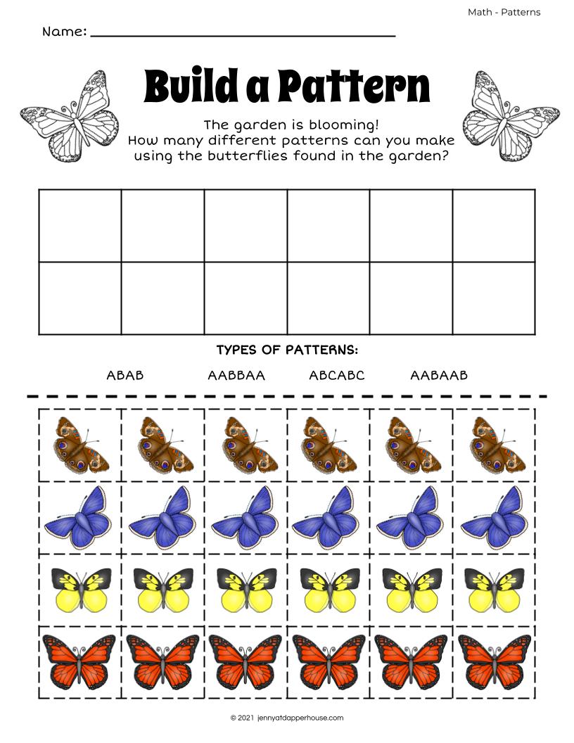 Free Printables All About Butterflies Learning Activity Pack - Jenny at ...