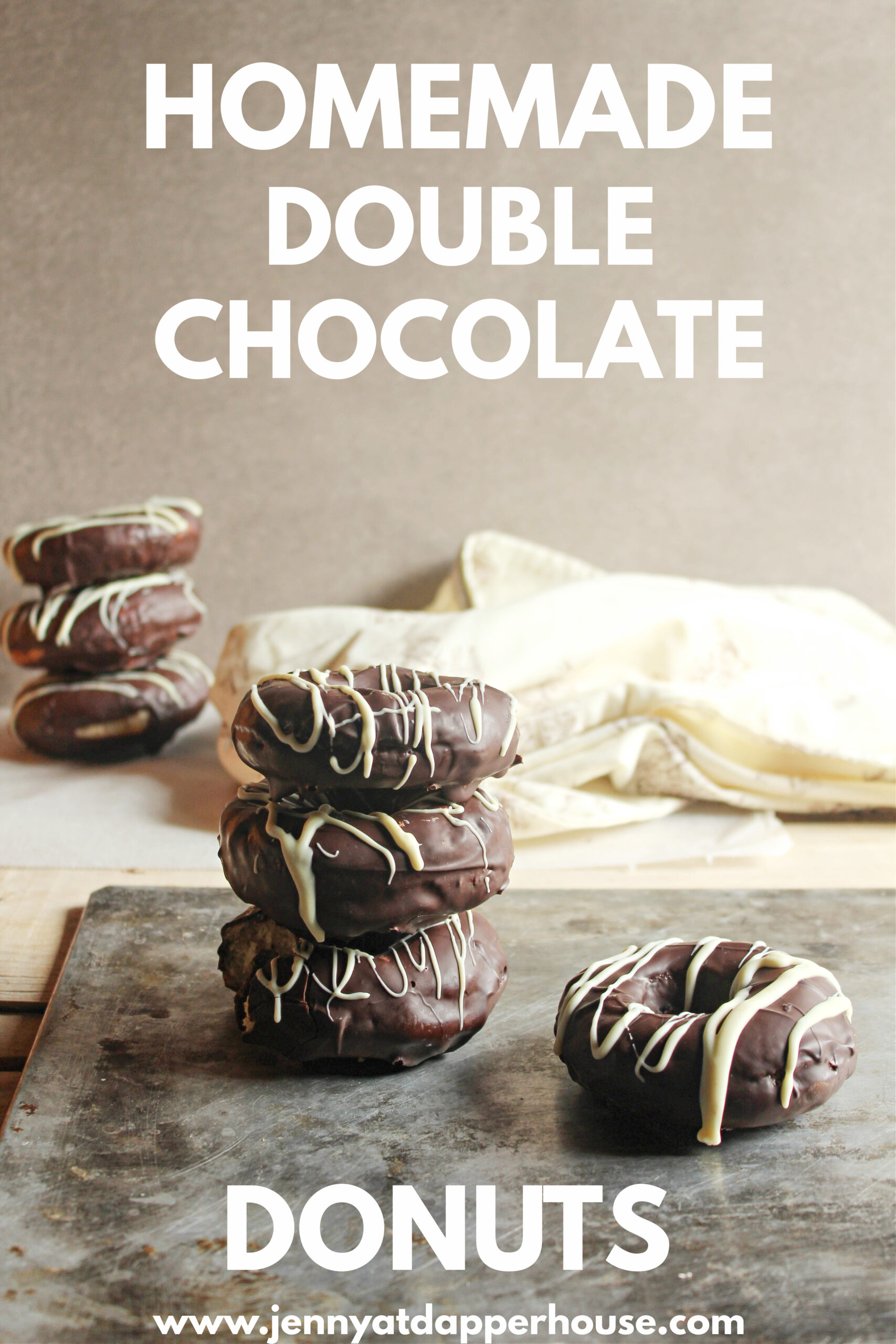 Homemade Cake Donuts with a Delicious Double Chocolate Glaze - Jenny at ...