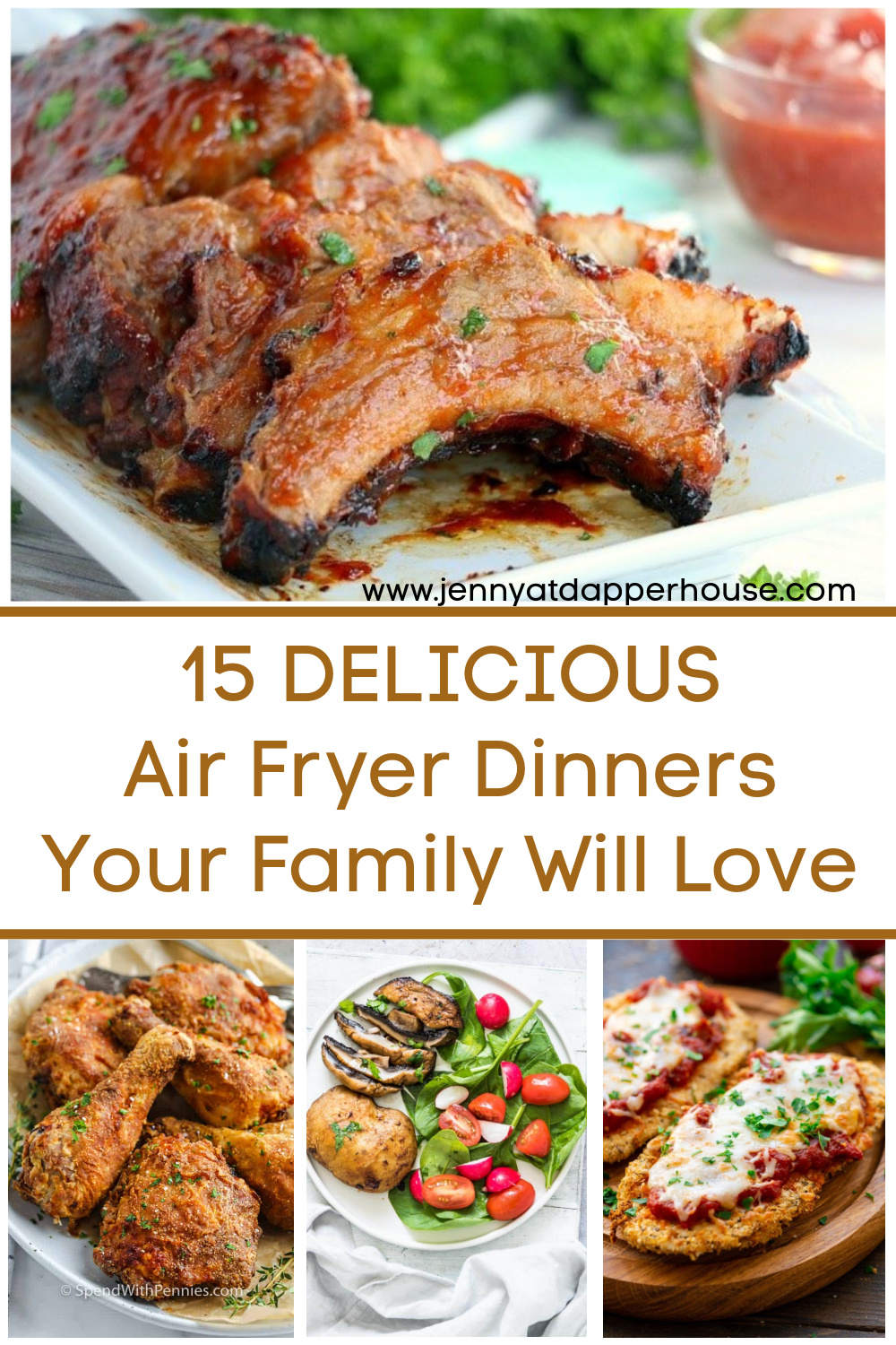 15 Delicious Air Fryer Dinners Your Family Will Love - Jenny at dapperhouse