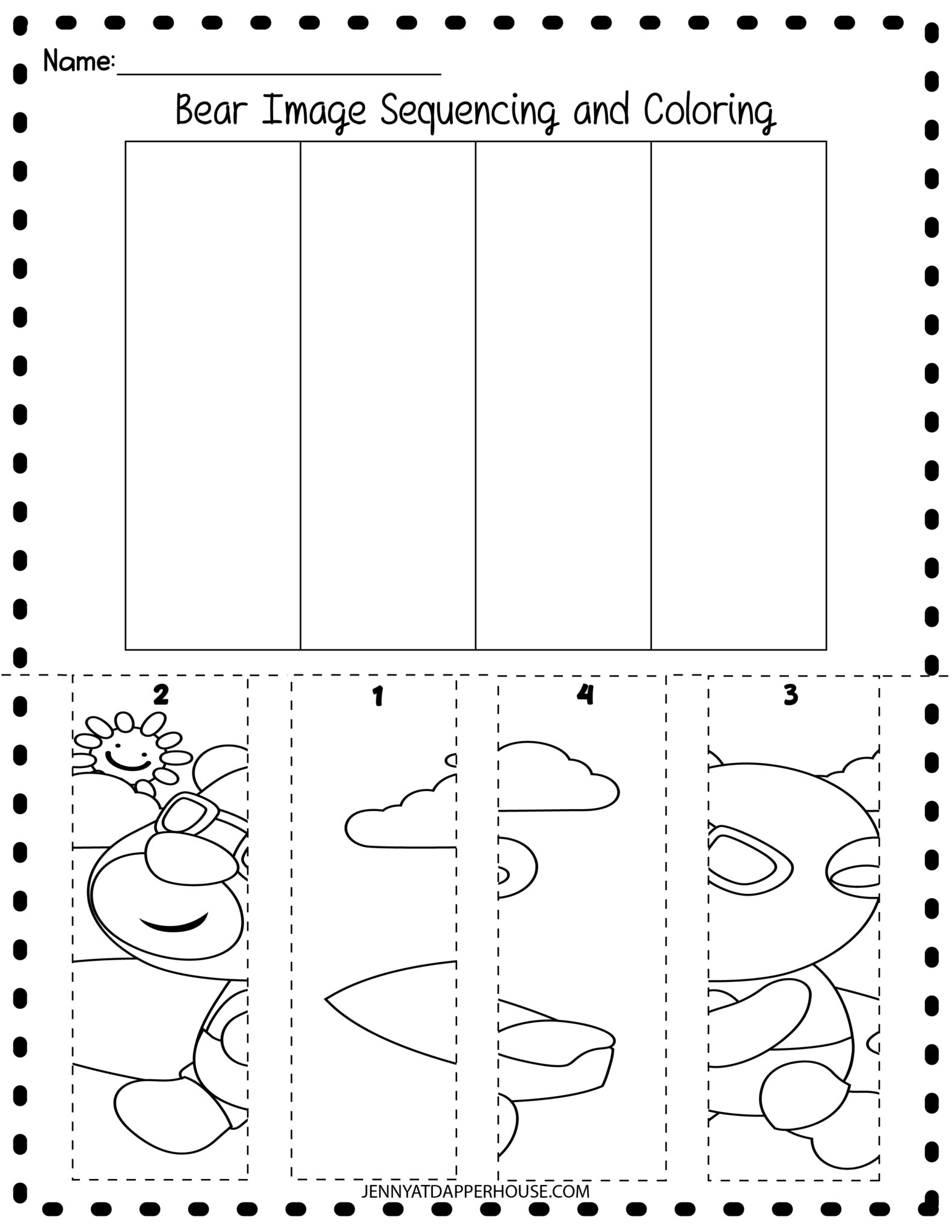 Teddy Bear Themed Math Packet Kindergarten Free Printable - Jenny at ...