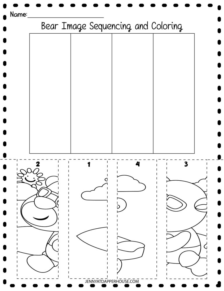 Teddy Bear Themed Math Packet Kindergarten Free Printable - Jenny at ...