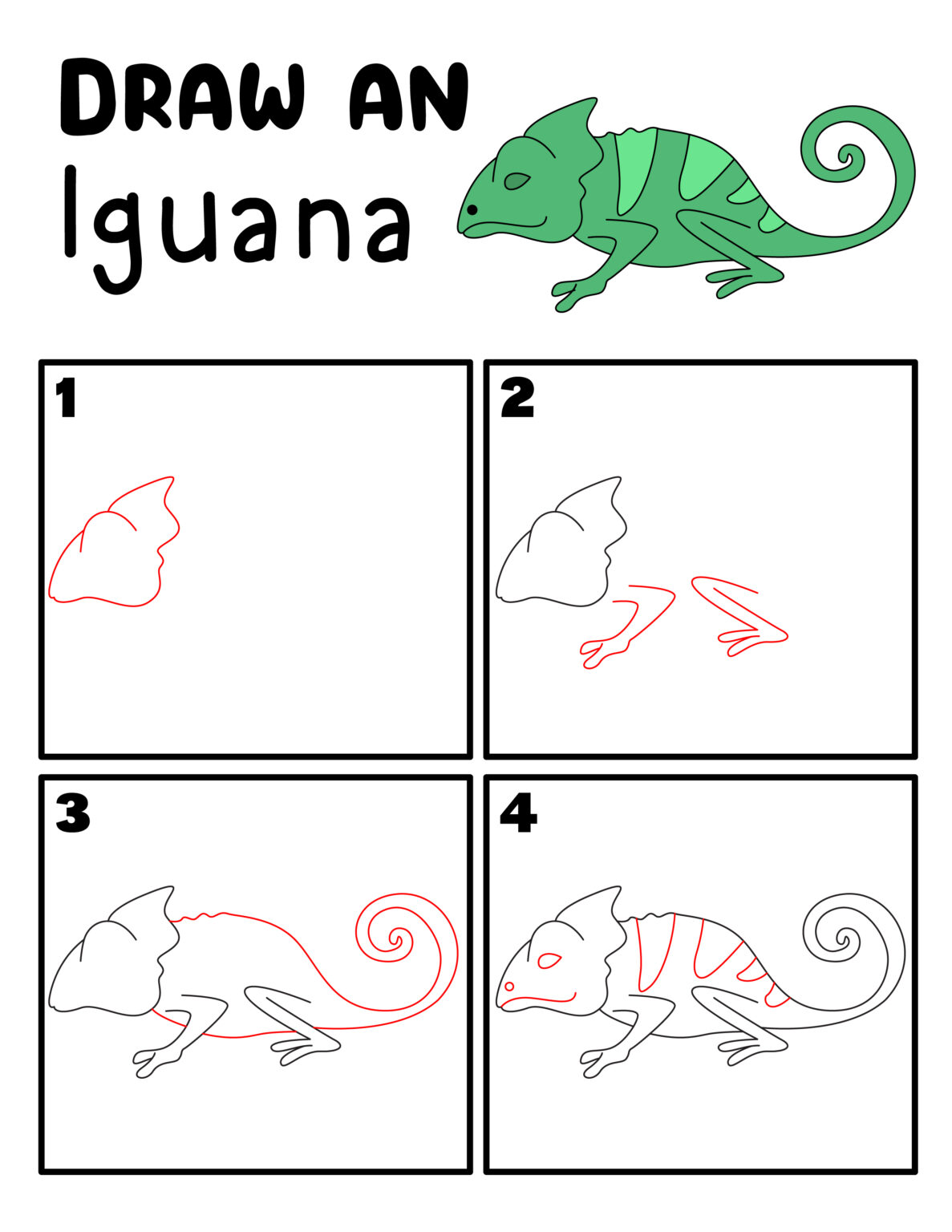 8 Self Directed Drawing Pages - Pets and Animals - Free Printable Pages ...