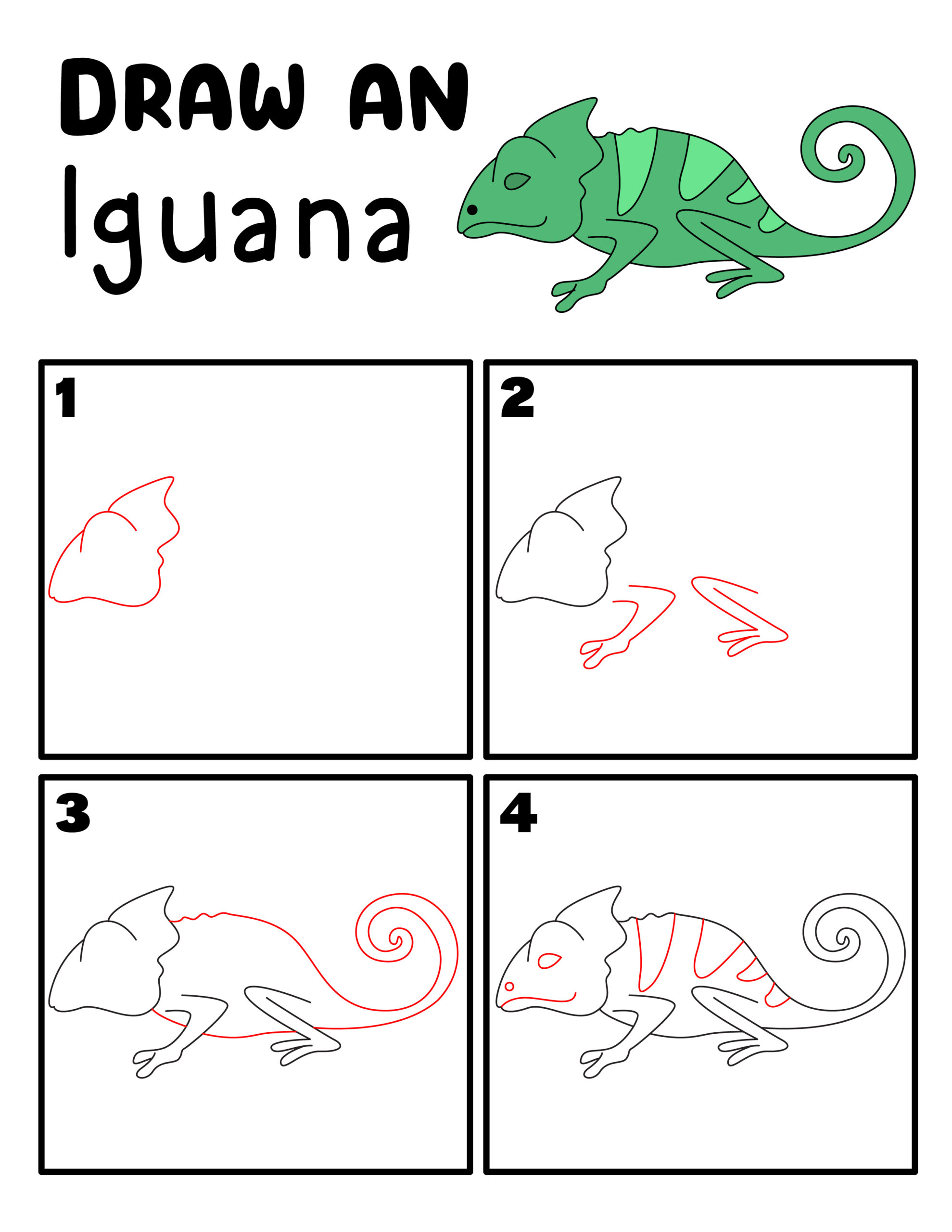 8 Self Directed Drawing Pages - Pets and Animals - Free Printable Pages ...