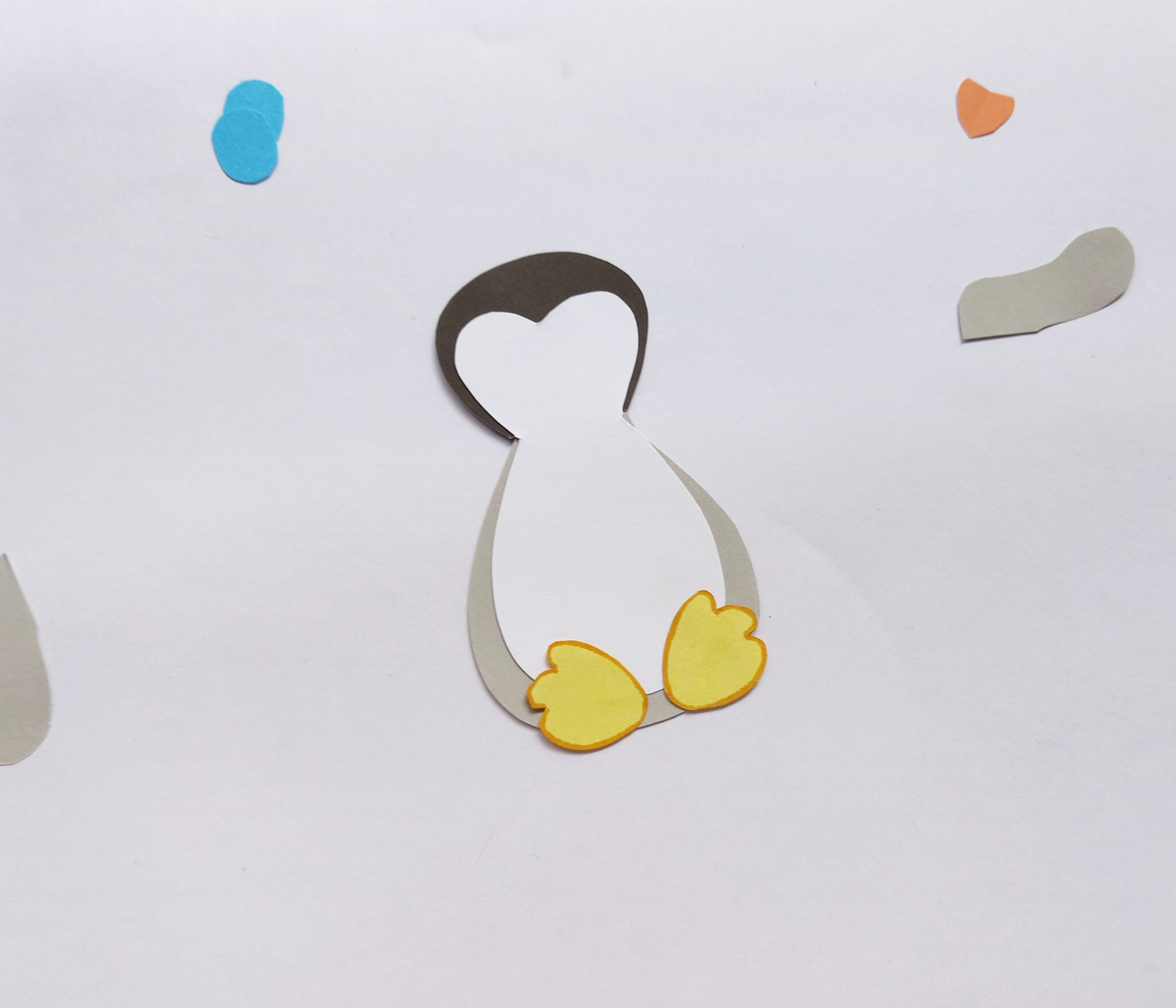 DIY Kids Penguin Winter Paper Craft - Jenny at dapperhouse